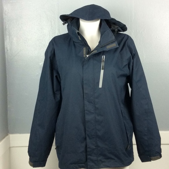 Aspen | Jackets & Coats | Aspen Windbreaker Rain Outdoor Hooded Jacket Sz L | Poshmark